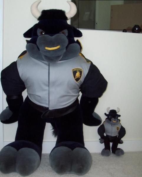 Large Lamborghini stuffed Bull Mascot for sale - Classifieds - Lambo Power
