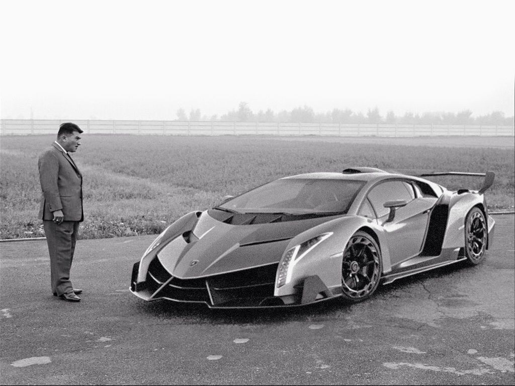 Great great grandpa meets great great grandson - Automobili Lamborghini ...