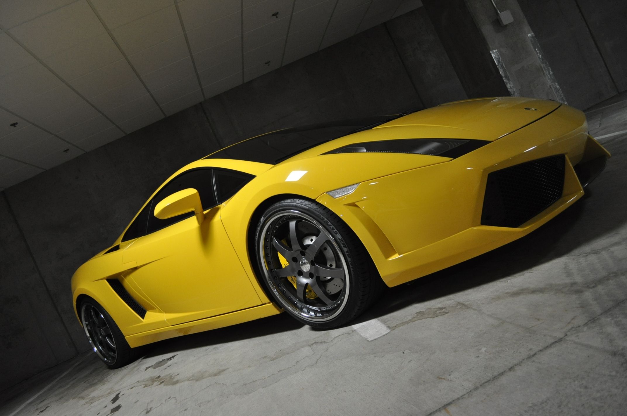 Parking Garage Photoshoot - RSC Front Bumper - Automobili Lamborghini ...