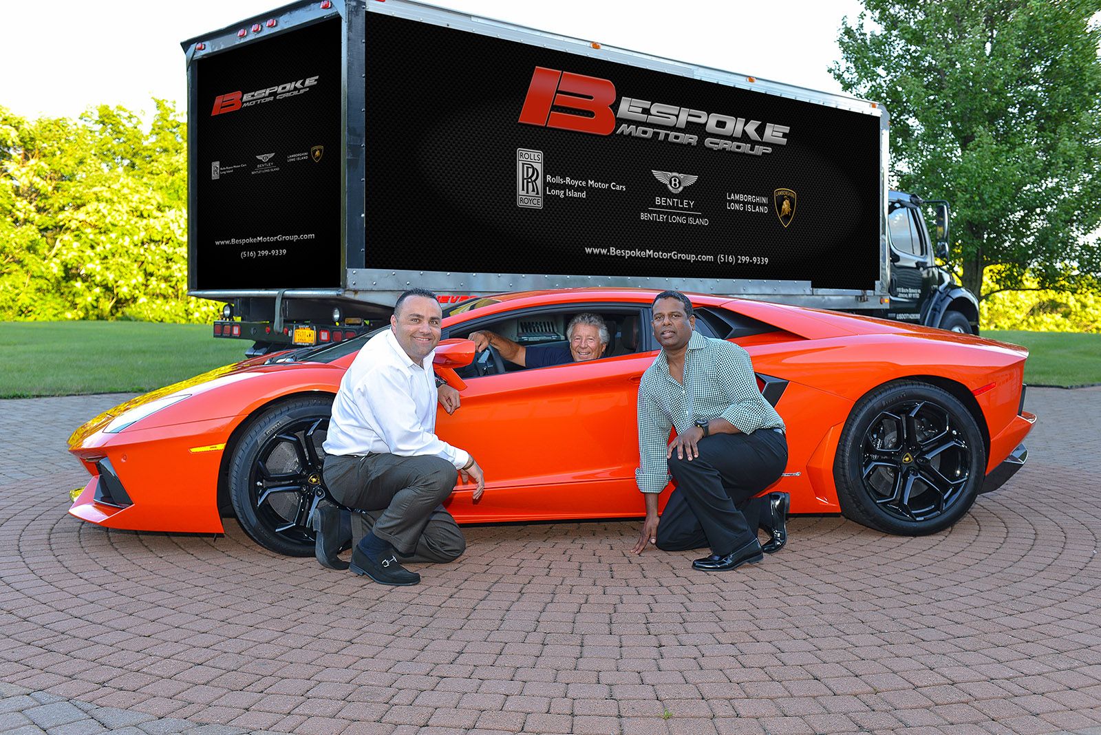 Mario Andretti Takes delivery On New Lamborghini Aventador from ...