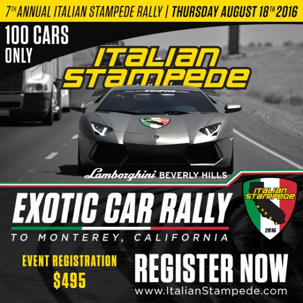 Italian Stampede, Rally from Los Angeles to Monterey - Automobili ...