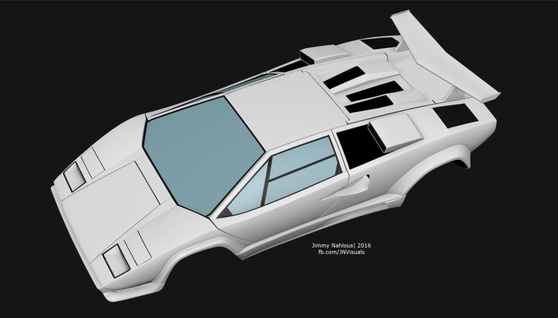 Countach 3D Model - Archived Content - Lambo Power