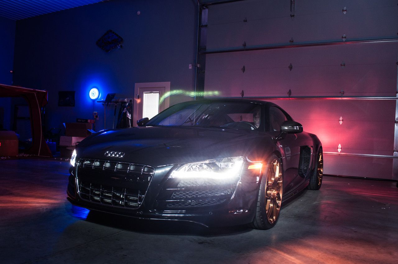 Audi R8 on HRE Wheels in Brushed Copper - Archived Content - Lambo Power