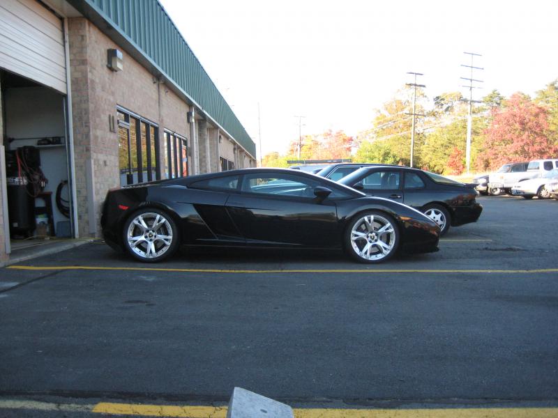 Lowered my Gallardo...looks much better! - Archived Content - Lambo Power